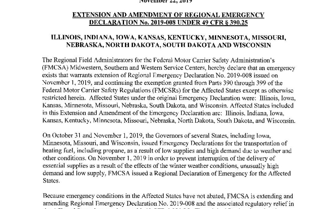 MSC-WSC-SSC - Amendment ad Extension of Rmergency Declaration 2019-008 ...